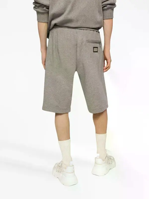 Dolce & Gabbana Logo-tag Track Shorts - Grey