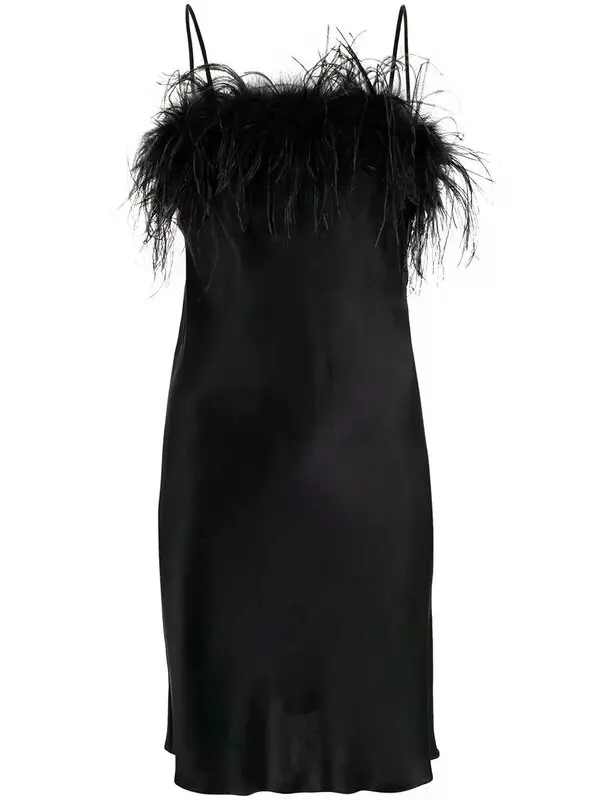 GILDA & PEARL Camille Slip Dress - Black