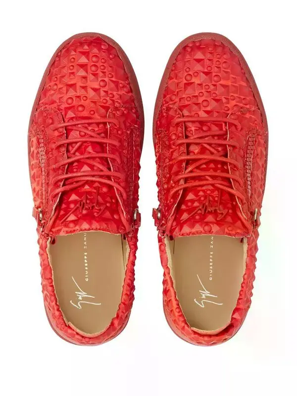 GIUSEPPE ZANOTTI Frankie 3d Low-top Sneakers - Red
