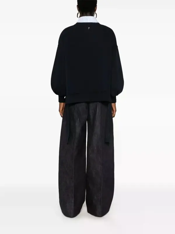 DONDUP Strap-embellished Sweatshirt