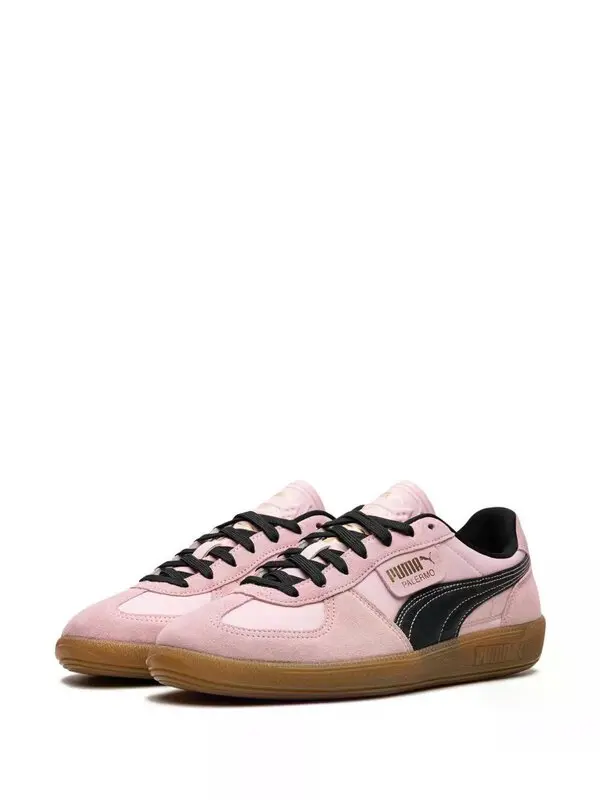 PUMA Palermo F.c. Bright Black Sneakers - Pink
