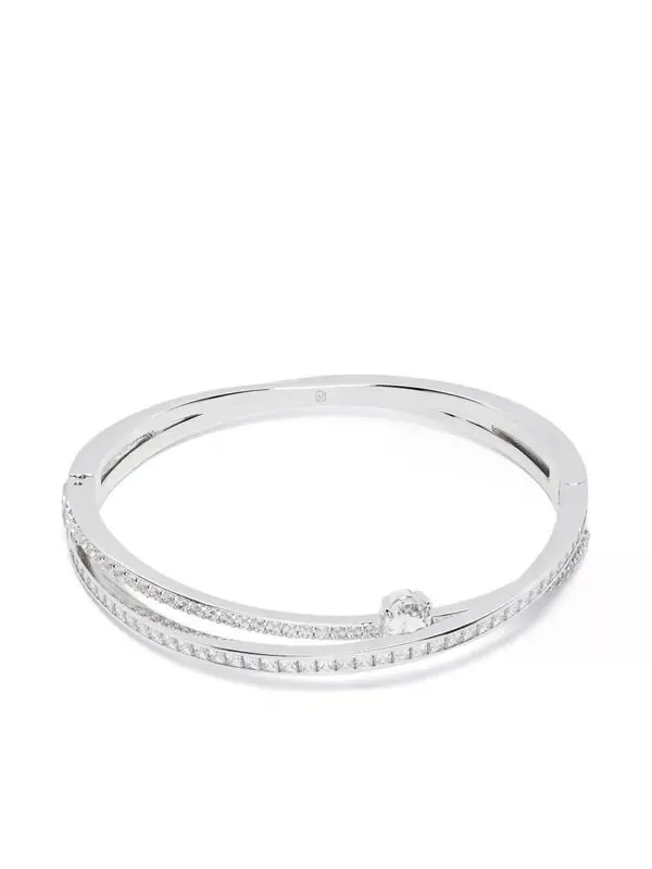 SWAROVSKI Hyperbola Bangle Bracelet - Silver