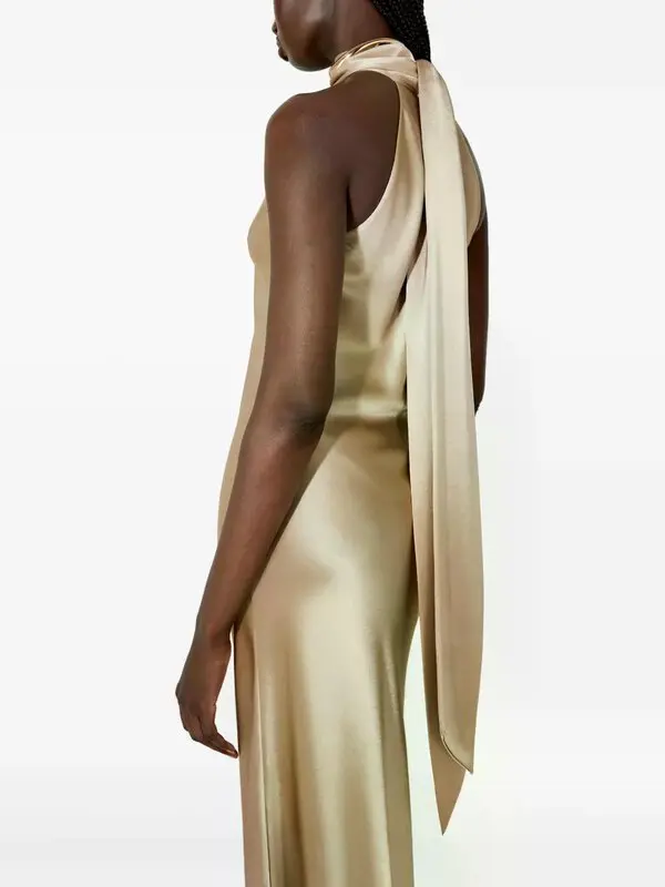 Galvan Sienna Gown Dress - Neutrals