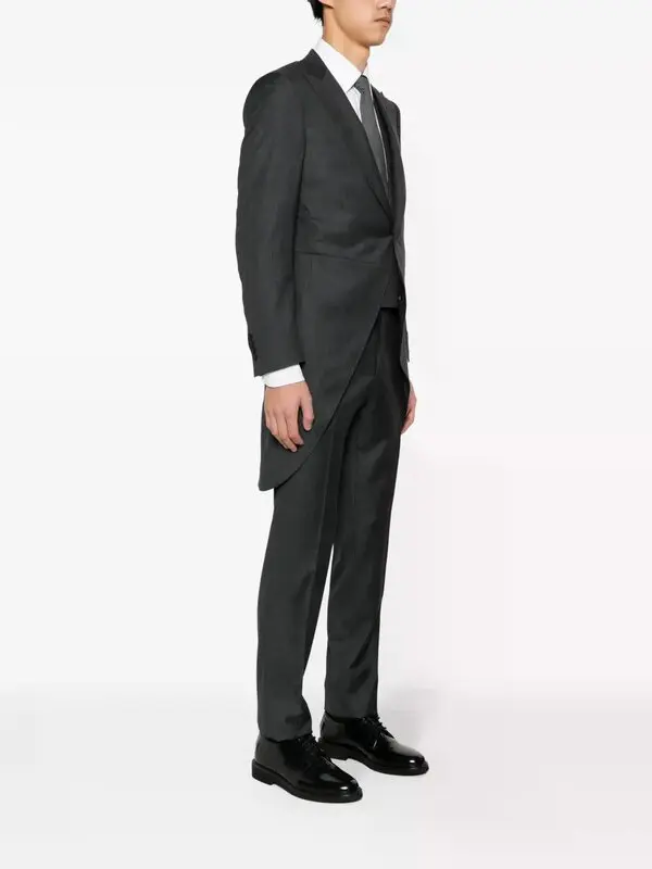 Canali Single-breasted Wool Suit - Grey