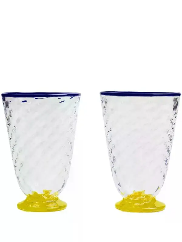 La DoubleJ Contrast-trim Quilted Glass - Neutrals