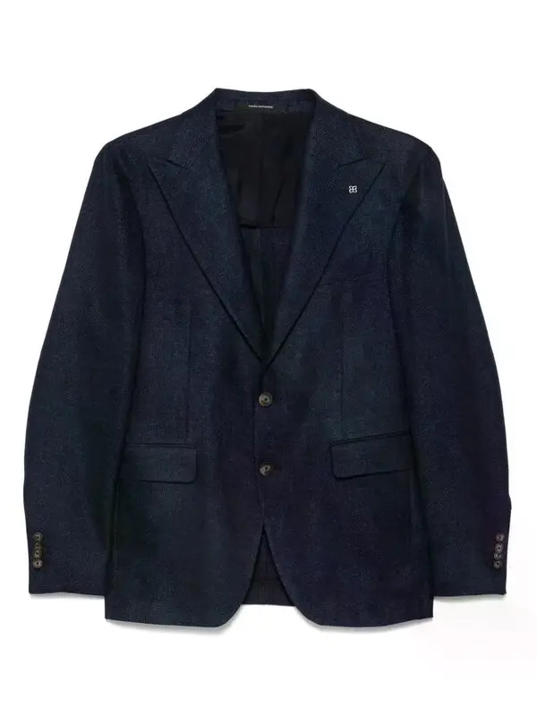 Tagliatore Single-breasted Blazer - Blue