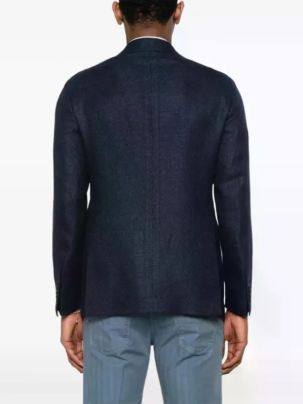 Tagliatore Single-breasted Blazer - Blue
