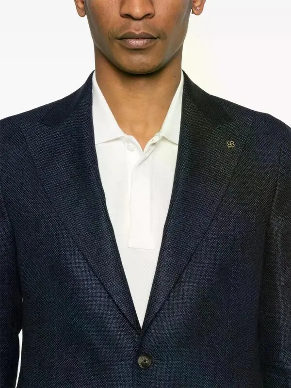 Tagliatore Single-breasted Blazer - Blue