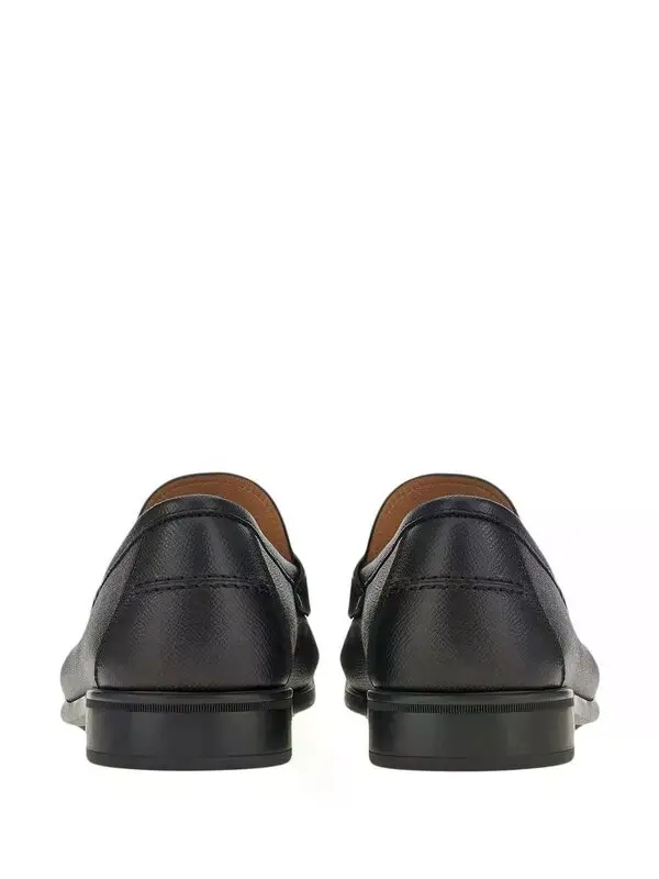 FERRAGAMO Chunky Leather Penny Loafers