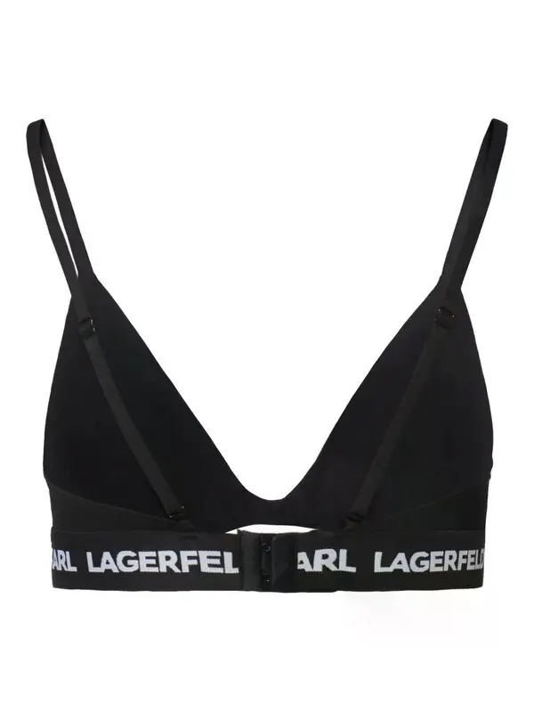 Karl Lagerfeld Logo-underband Peephole Bra
