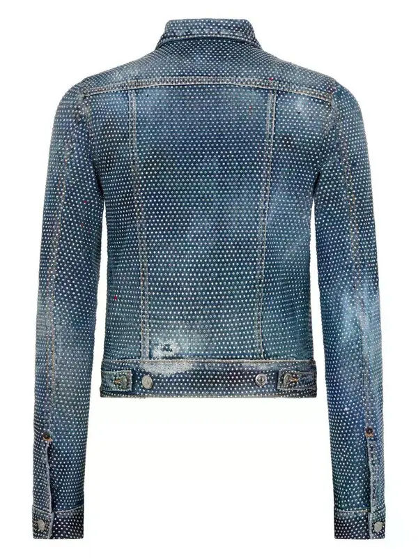 Dsquared2 Crystal-embellished Denim Jacket
