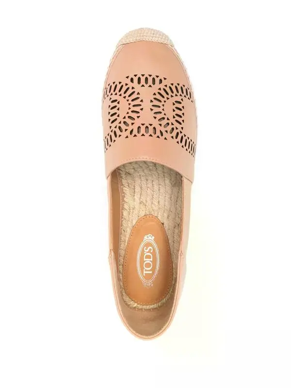 TOD'S Kate Leather Espadrilles