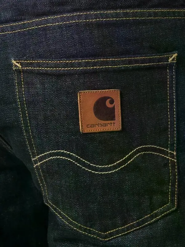 Carhartt Work In Progress Logo-patch Denim Jeans