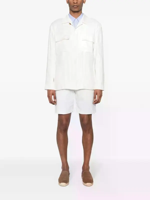 LARDINI Twill Shirt Jacket