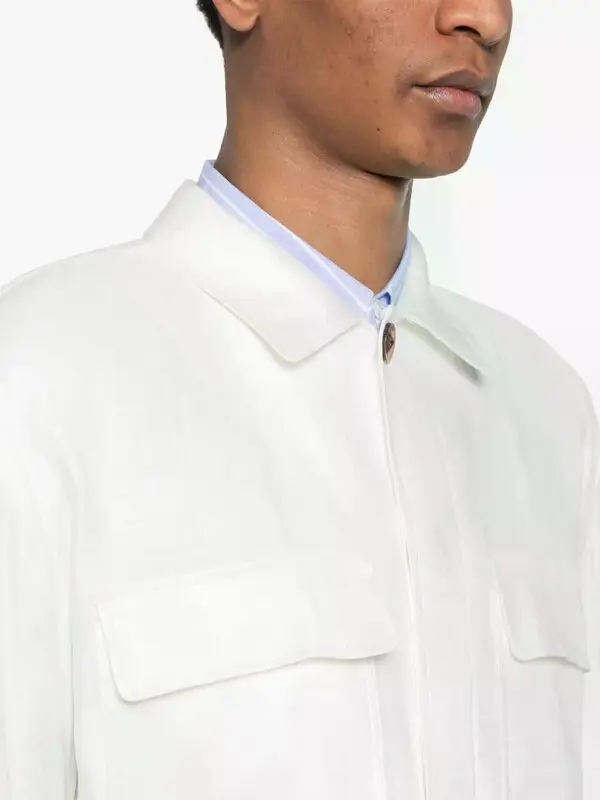 LARDINI Twill Shirt Jacket