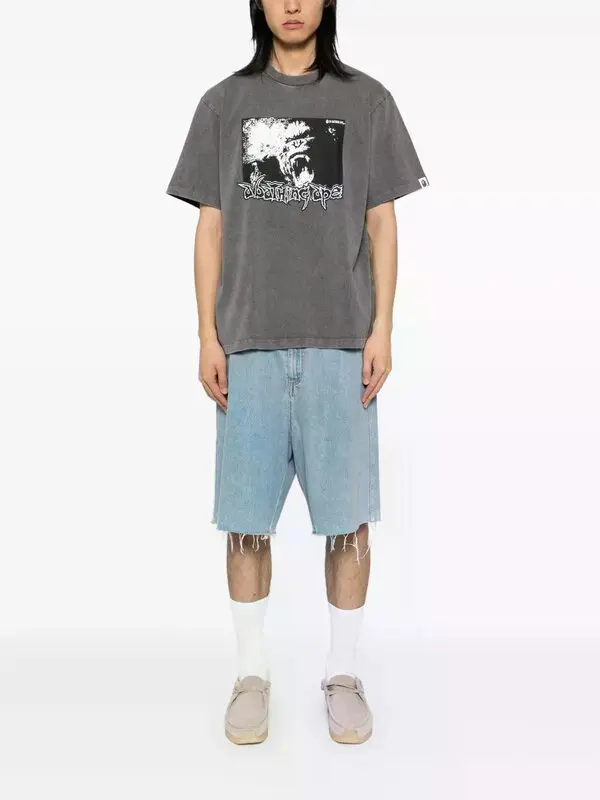 A BATHING APE Graphic Print T-shirt