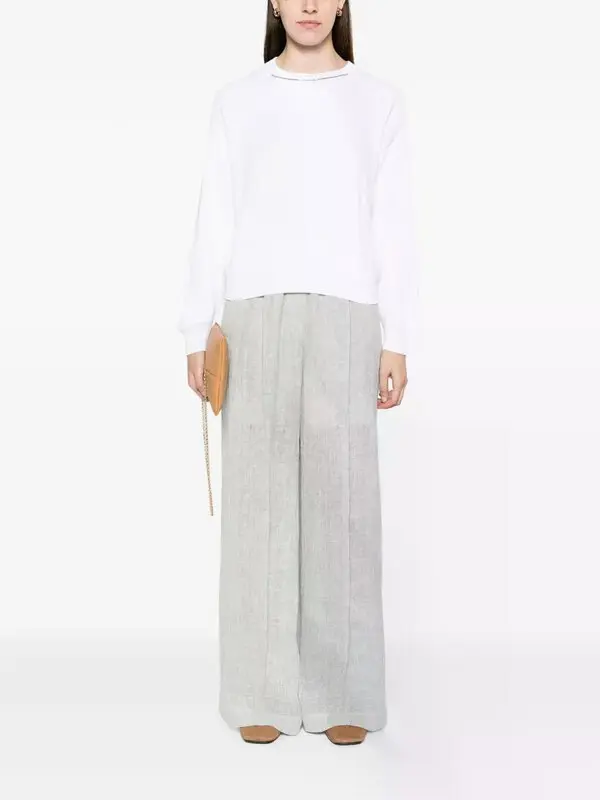 Brunello Cucinelli High-waist Palazzo Trousers