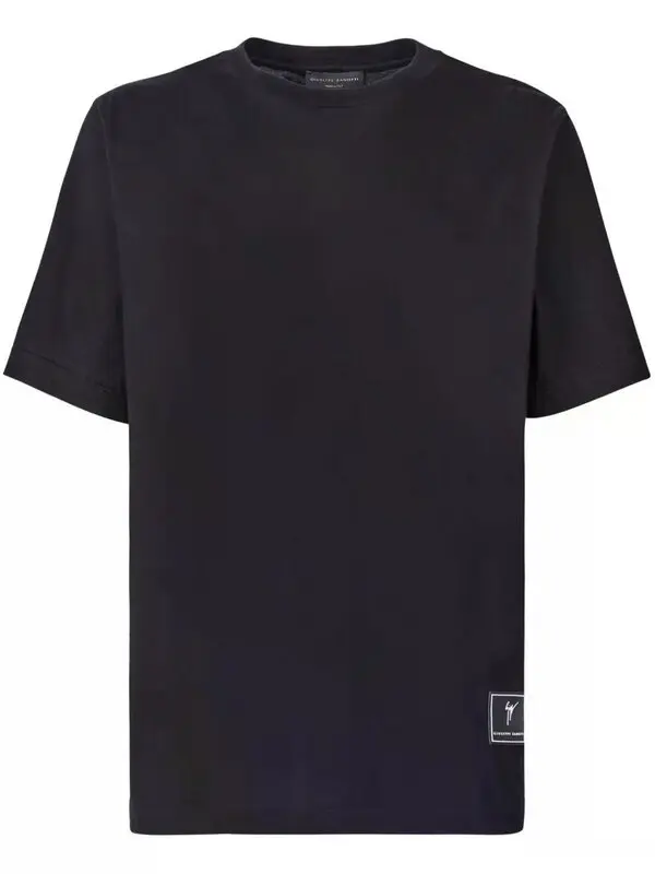 GIUSEPPE ZANOTTI Lr-43 Cotton Track Shorts - Black