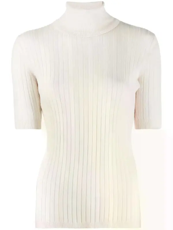 Cashmere In Love Roll-neck Pullover Top