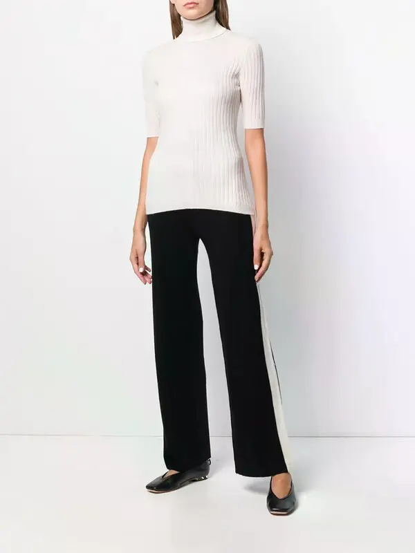 Cashmere In Love Roll-neck Pullover Top