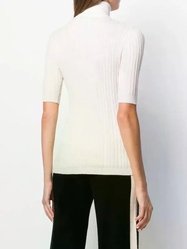 Cashmere In Love Roll-neck Pullover Top