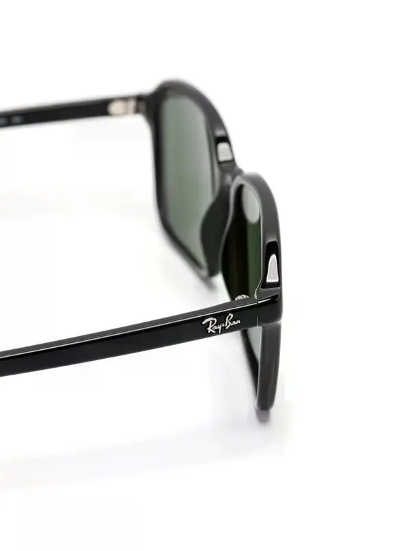 Ray-ban Acetate Rectangle Frame Sunglasses - Black
