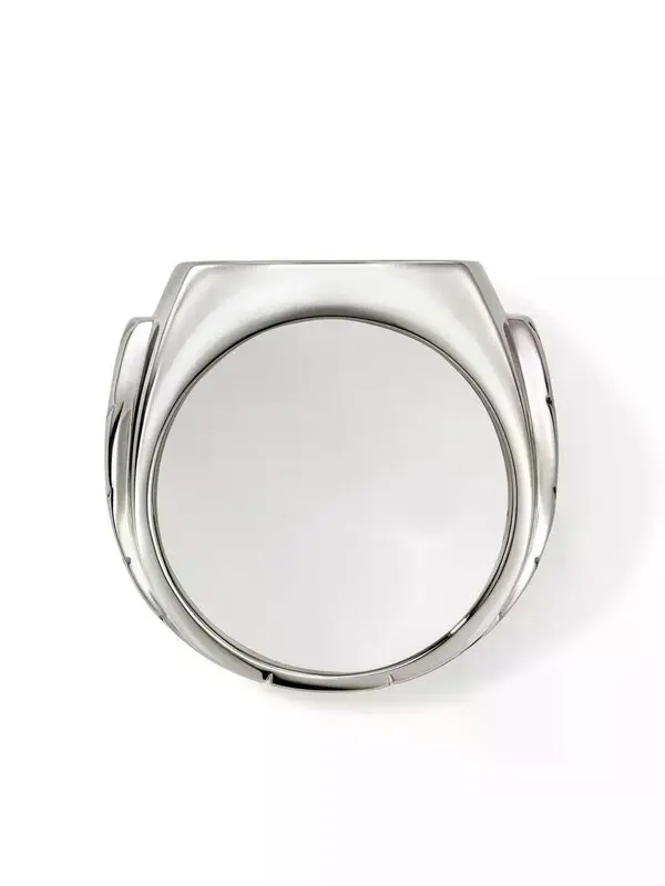 John Hardy Sterling Sapphire Signet Ring