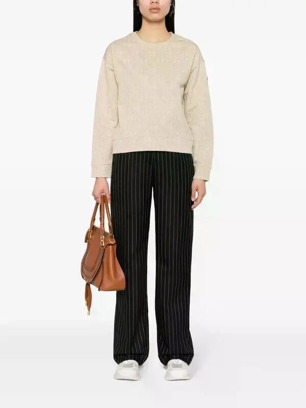 Moncler Monogram-jacquard Sweatshirt