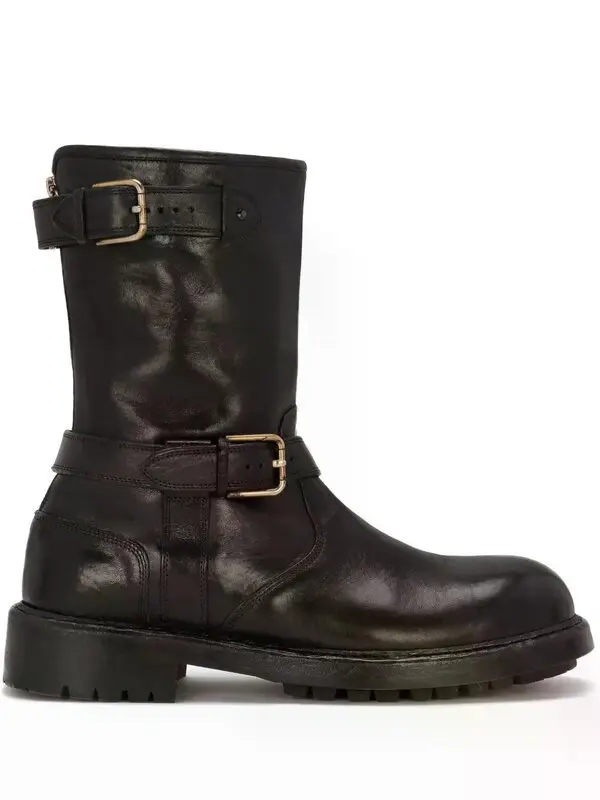 Dolce & Gabbana Smooth Leather Bernini Boots
