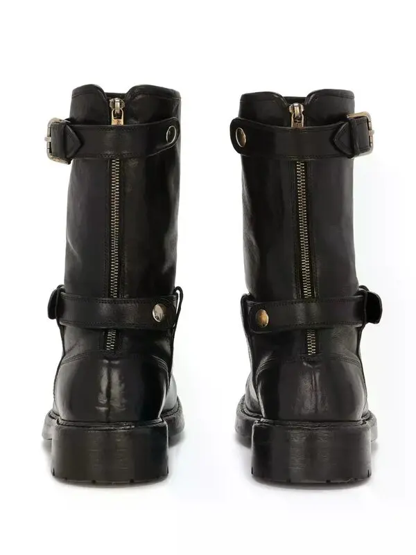 Dolce & Gabbana Smooth Leather Bernini Boots