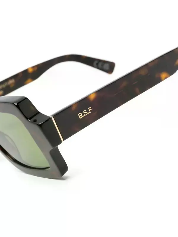 RETROSUPERFUTURE Caro Rectangle-frame Sunglasses - Brown