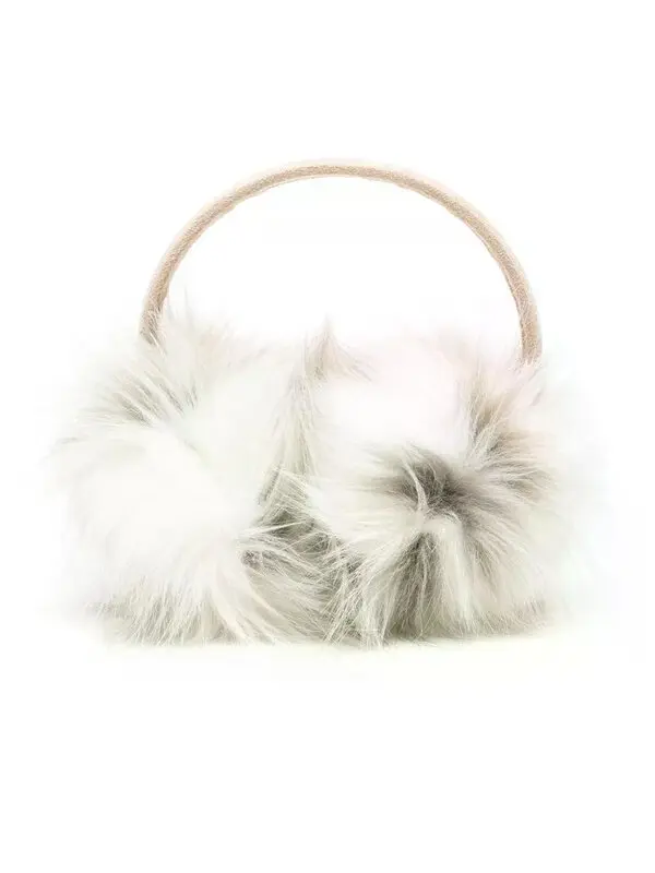 UNREAL FUR Faux-fur Earmuffs - Neutrals