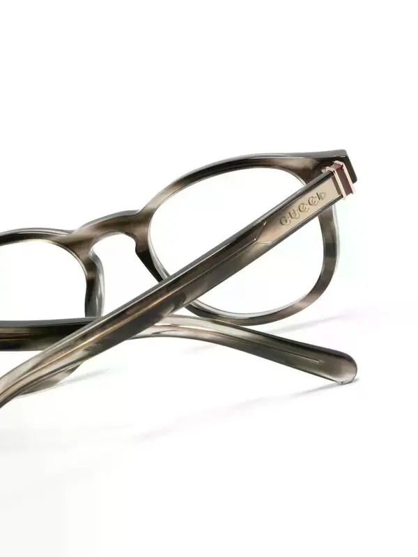 Gucci Round-frame Glasses - Brown