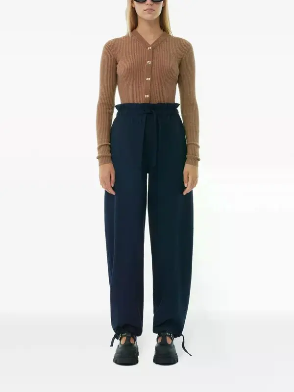 GANNI Elasticated-waist Trousers