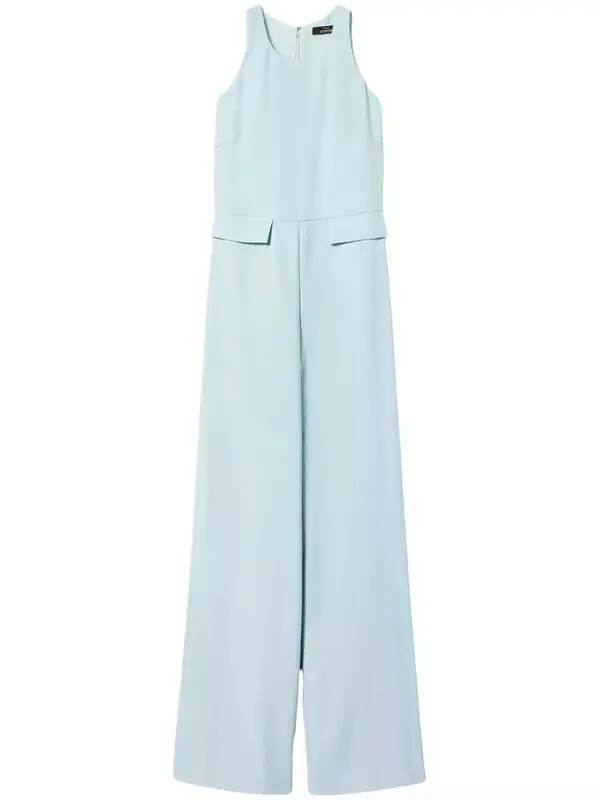 TWINSET Piquet Jumpsuit - Blue