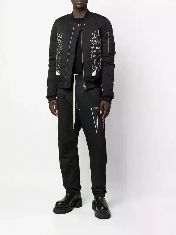 Rick Owens Drop-crotch Trousers - Black