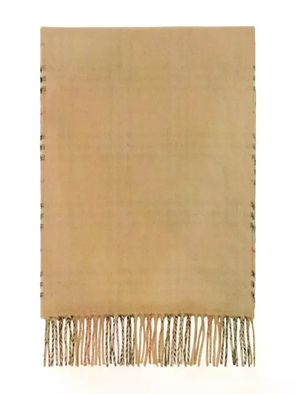 Burberry Checked Cashmere Scarf