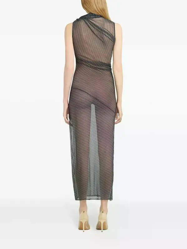 COURREGES Draped Mesh Dress