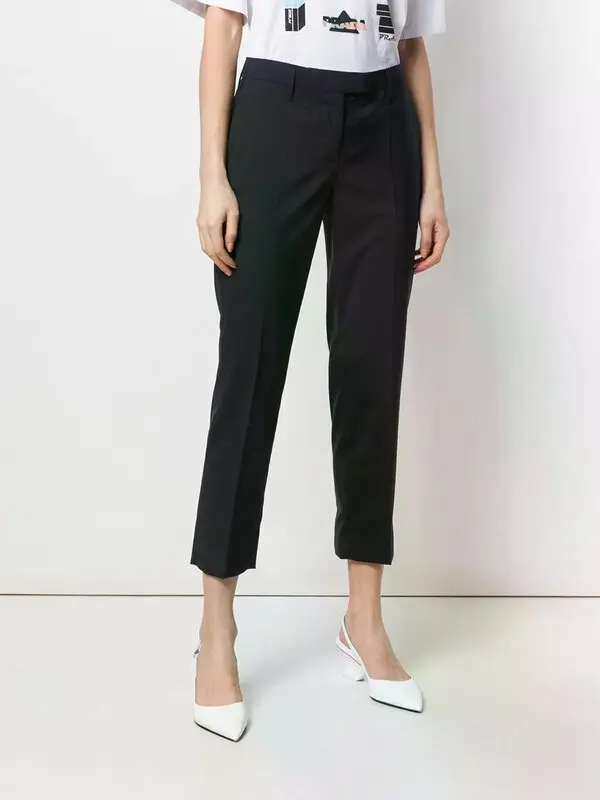 Prada Cropped Tailored Trousers