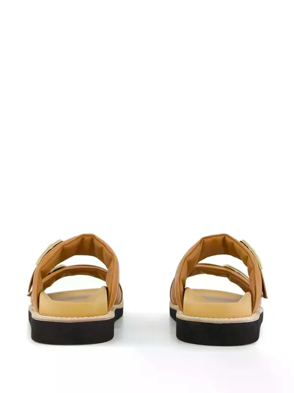 Santoni Double-buckle Leather Sandals