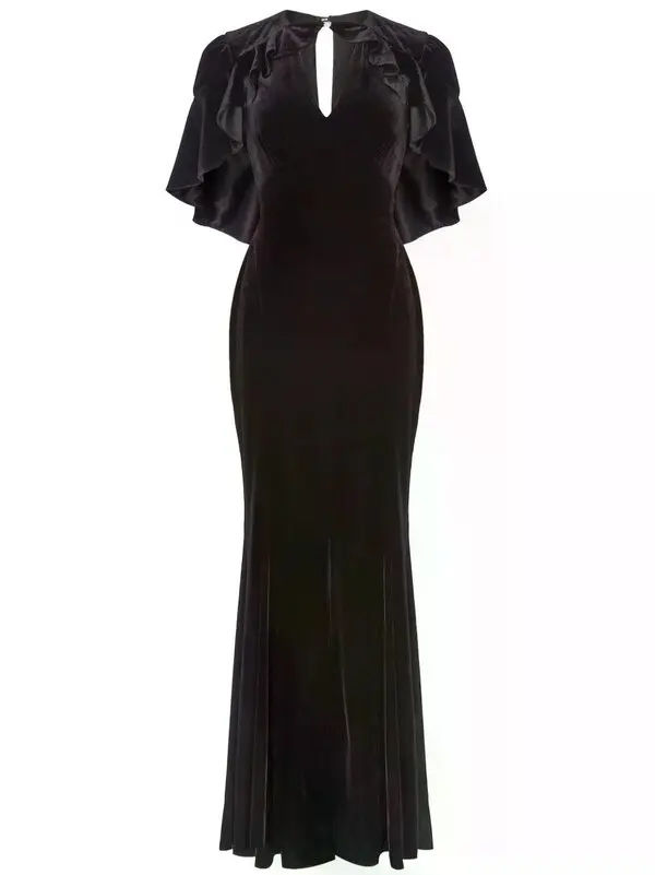 TEMPERLEY LONDON Ashcombe Velvet Midi Dress