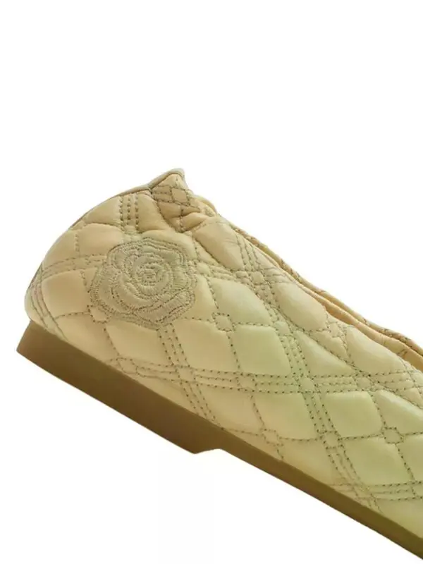 Burberry Quilted Lambskin Ballerina Flats