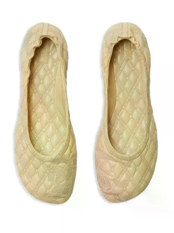 Burberry Quilted Lambskin Ballerina Flats