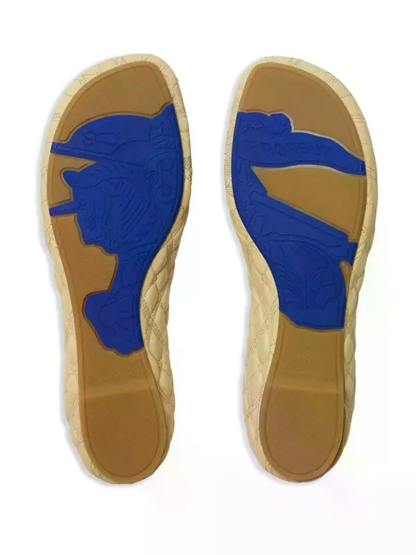 Burberry Quilted Lambskin Ballerina Flats