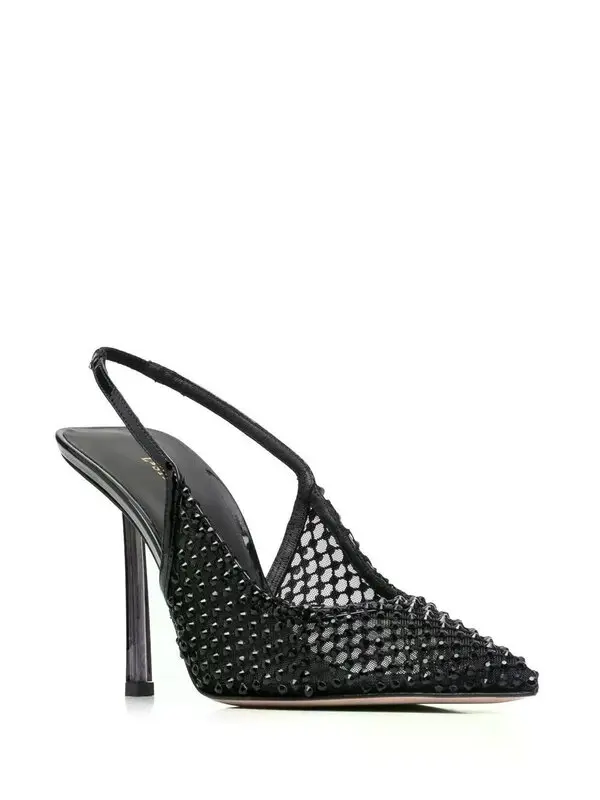 LE SILLA Gilda Mesh-panel Pumps