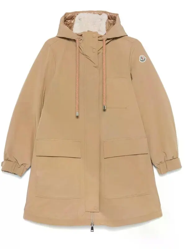 Moncler Urfe Padded Parka - Neutrals