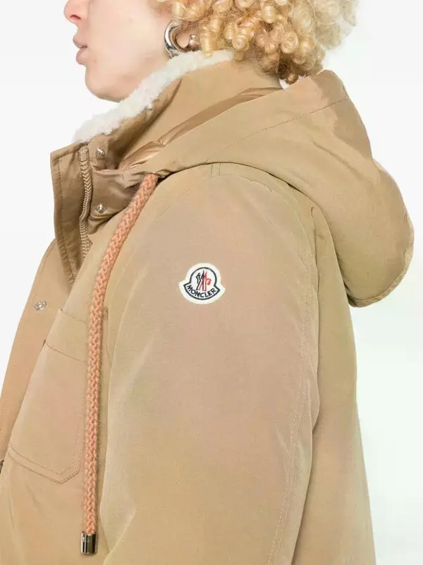 Moncler Urfe Padded Parka - Neutrals