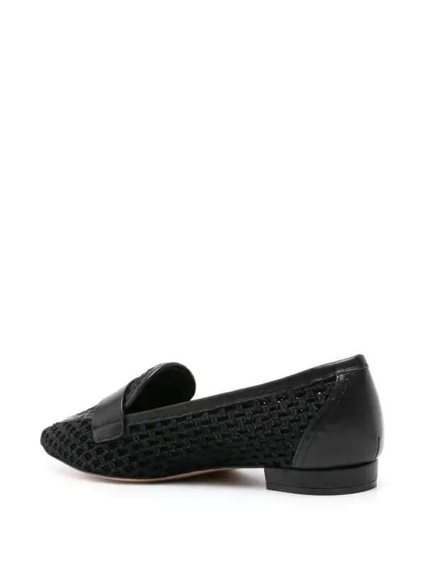 Agl Blanca Plots Woven Loafers