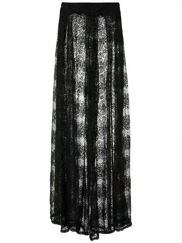 AMIR SLAMA Wide-leg Lace Trousers