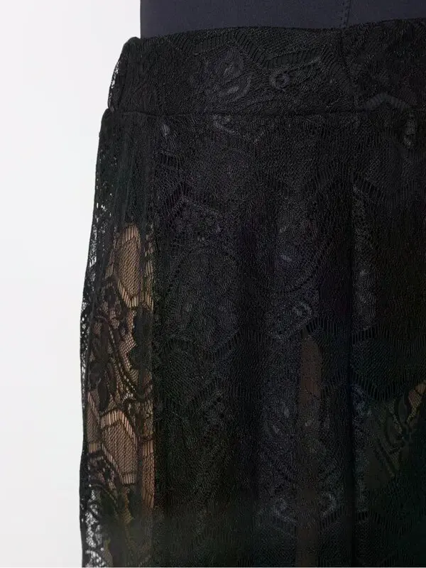 AMIR SLAMA Wide-leg Lace Trousers